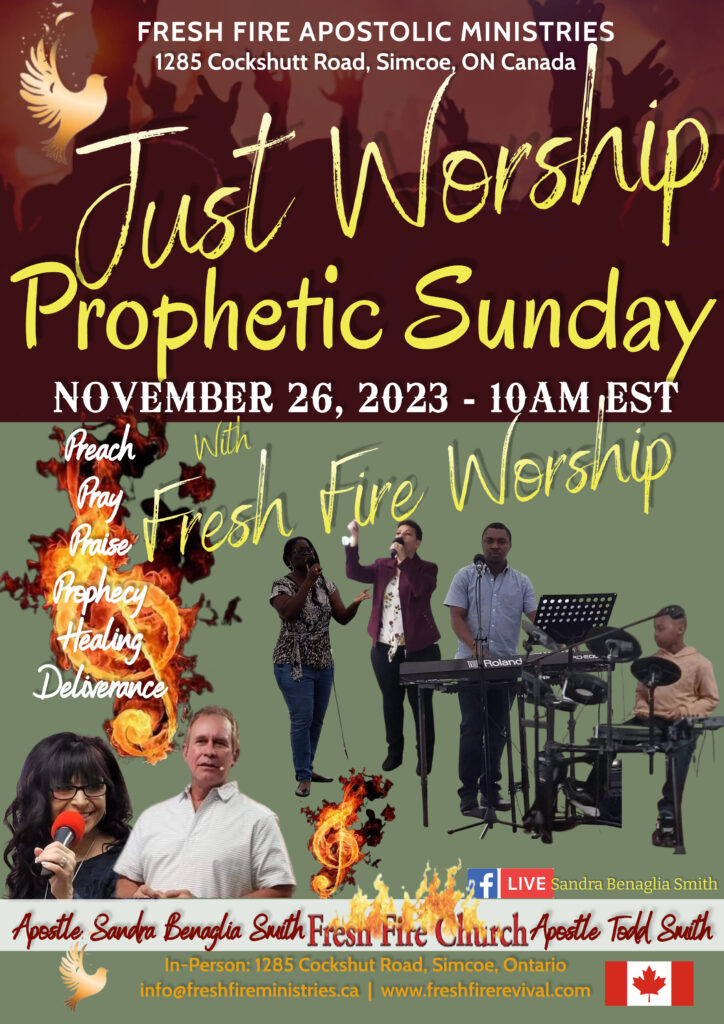 Fresh Fire Worship - Just Worship Prophetic Sunday - Fresh Fire ...